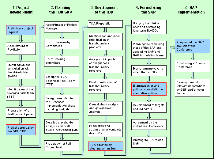 The TDA/SAP process